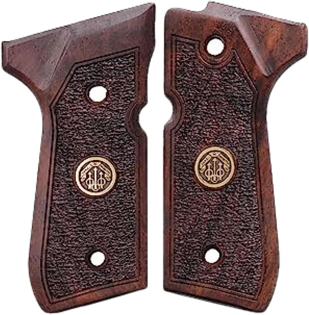 beretta 92fs grips, beretta 92 grips wood