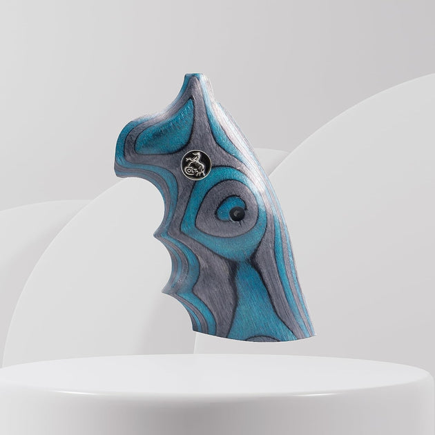 Colt Python Grips, Professionel Shooting Grips Target Silver Metal Grips