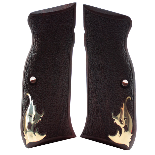 SAR Arms EAA Witness Wooden Fits for P8L, 2000 Light Gold Metal Grips