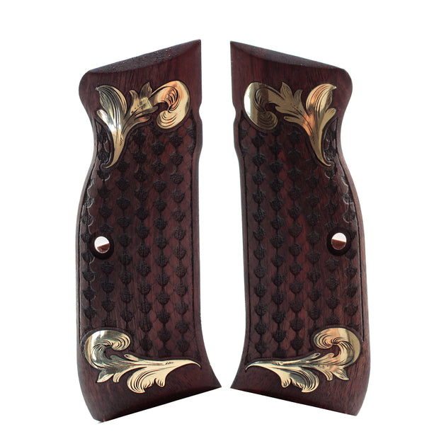 SAR Arms EAA Witness Wooden Fits for P8L, 2000 Light Gold Metal Grips