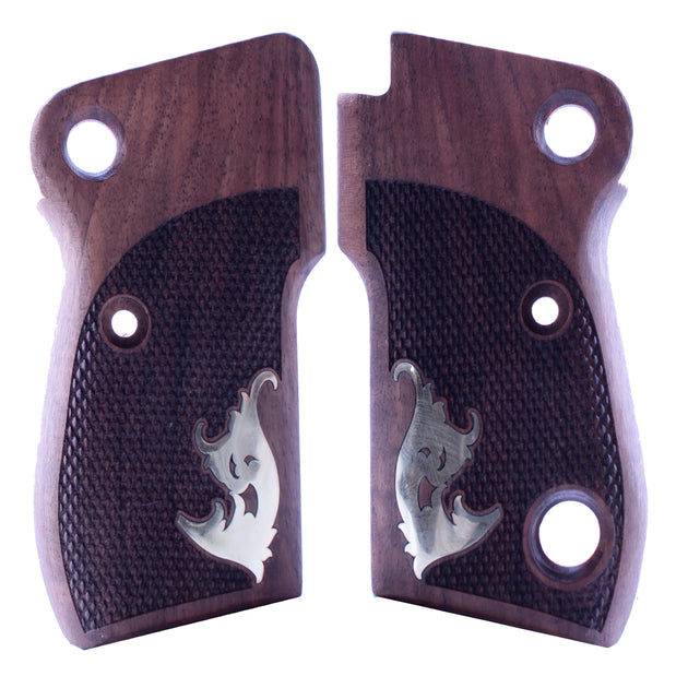 Beretta Mod 1951 Wood Grips With Gold Metal (Tariq, Maadi Helwan)