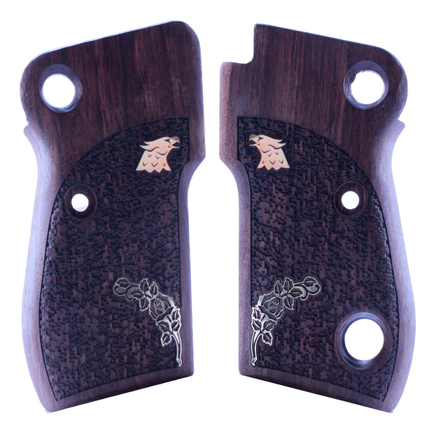 Beretta Mod 1951 Wood Grips With Gold Metal (Tariq, Maadi Helwan)