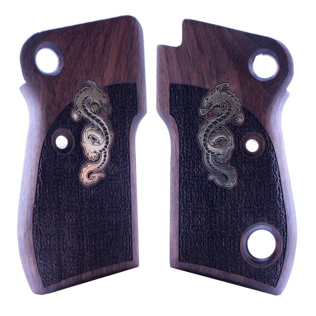 Beretta Mod 1951 Wood Grips With Gold Metal (Tariq, Maadi Helwan)