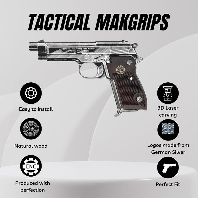 Beretta M 1951 Helwan Brigadier Tariq 951 Grips