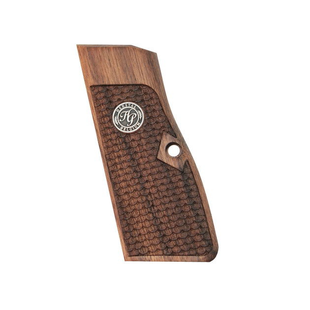 Springfield Armory SA 35,Browning High Power HP, Regent Silver Metal Grips